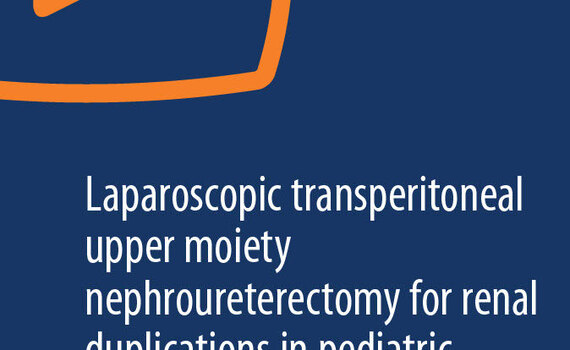 Laparoscopic transperitoneal upper moiety nephroureterectomy for renal ...