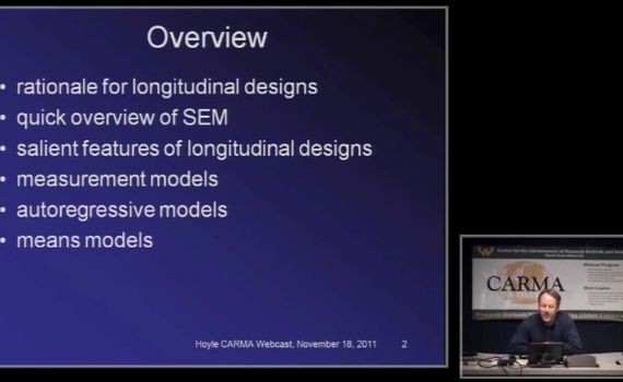 Modeling Longitudinal Data Using Structural Equation Methods ...