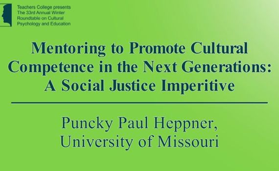Mentoring to promote cultural competence in the next generations: A ...
