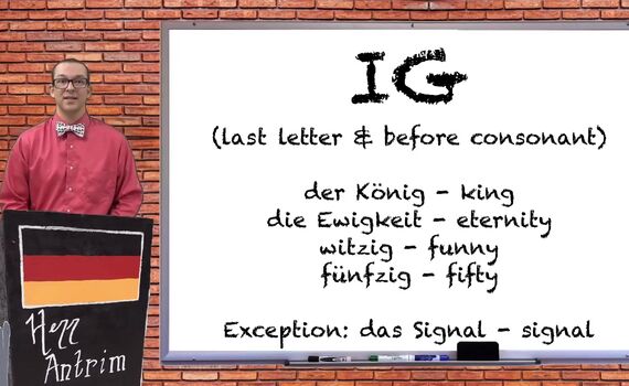 German Consonant Pronunciation: Beginner German with Herr Antrim Lesson ...